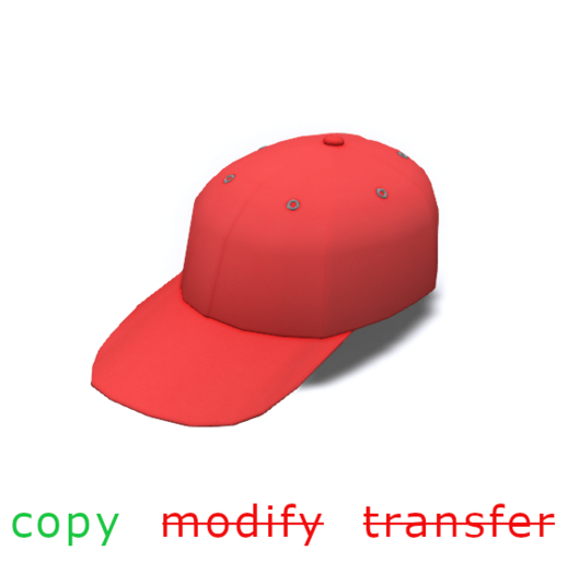 Second Life Marketplace Red Cap